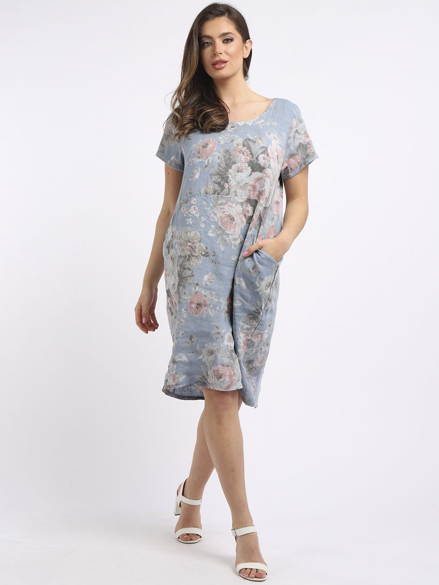 MATHILDE- Vintage Rose Day Dress – Amelia-May Italian